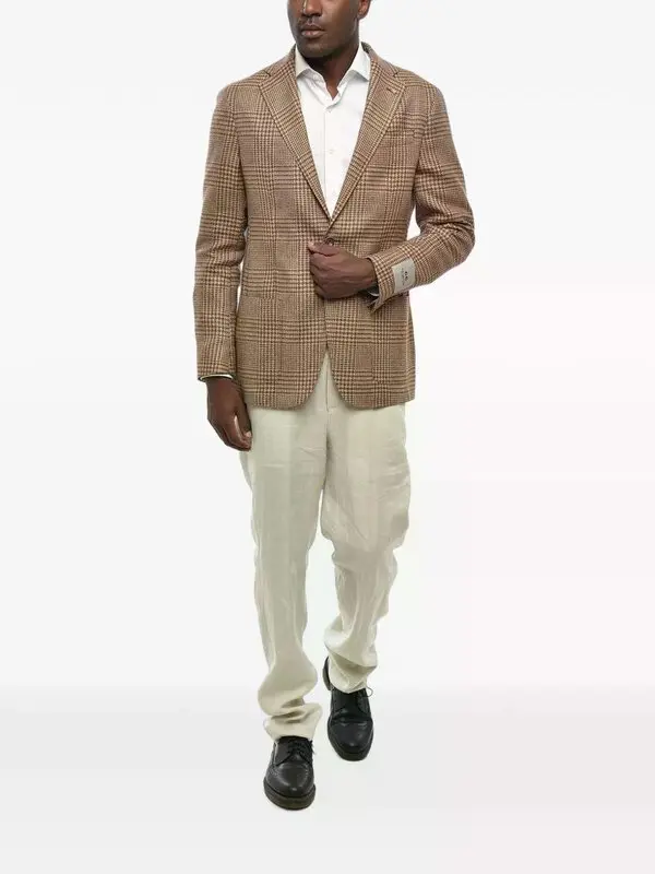 Corneliani Houndstooth Single-breasted Blazer