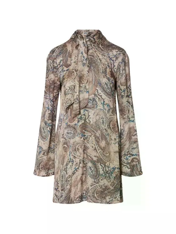 Liu Jo Printed Satin Mini Dress