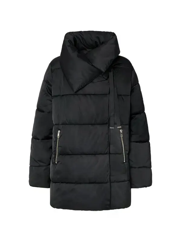Liu Jo Oversized Padded Jacket In Shiny Nylon