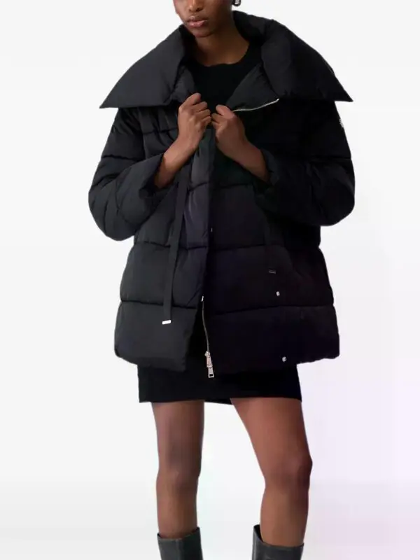 Liu Jo Oversized Padded Jacket In Shiny Nylon