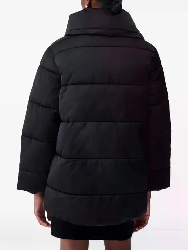 Liu Jo Oversized Padded Jacket In Shiny Nylon