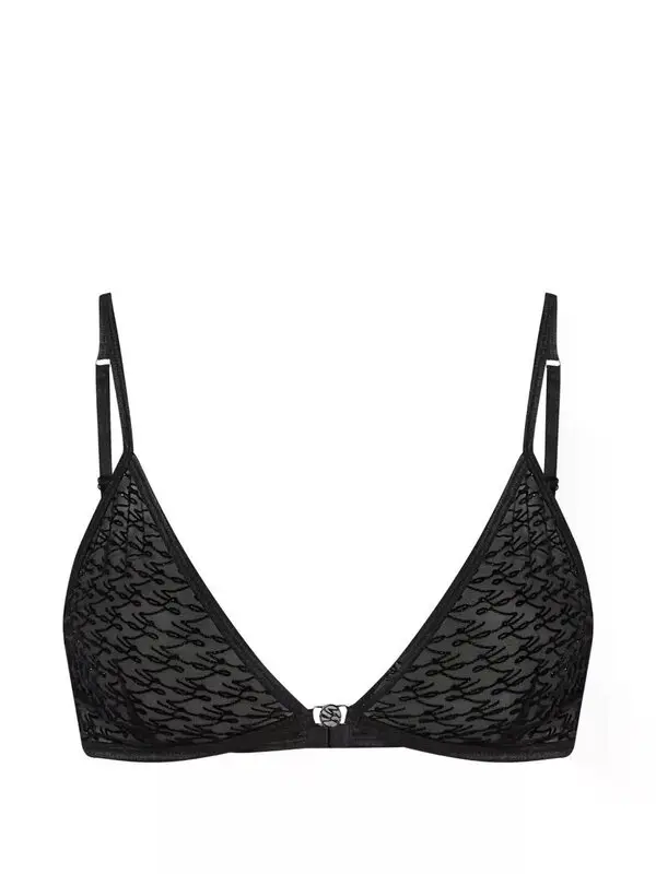Karl Lagerfeld Autograph Mesh Triangle Bra