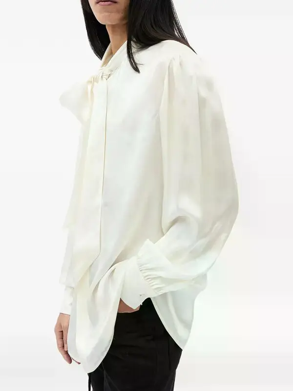 ANN DEMEULEMEESTER Runo Bow-tie Shirt