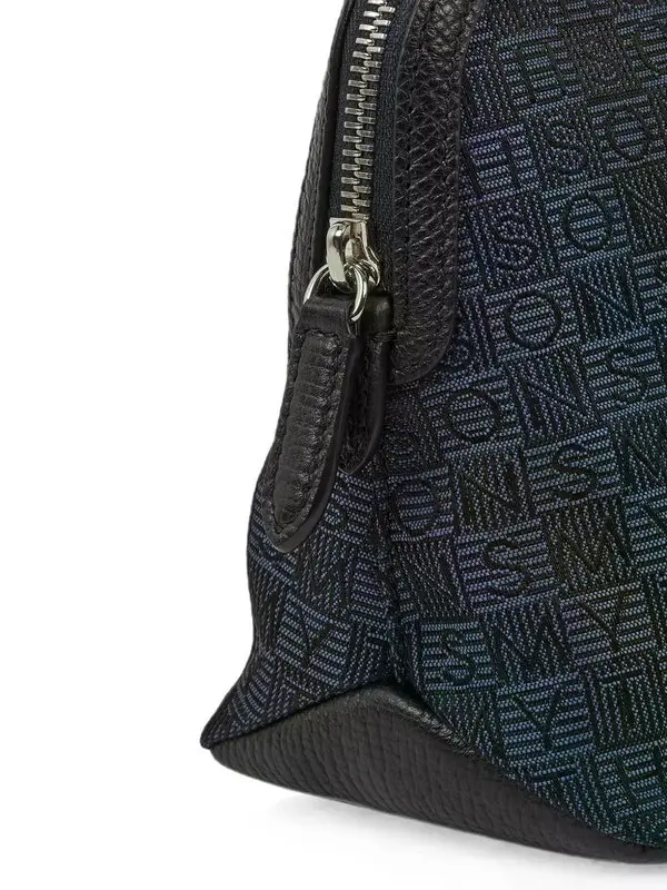 Smythson Small Stamp Canvas Travel Pouch