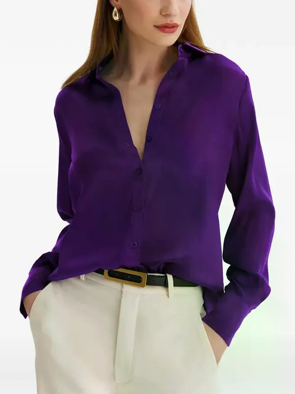 FRAMBOISE Fremont Silk Shirt