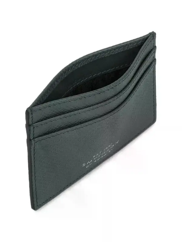 Smythson Panama-leather Flat Card Holder