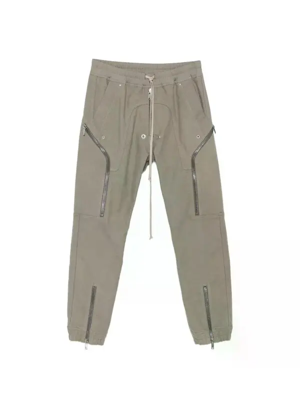 Rick Owens Heizer Zip-detail Trousers - Green