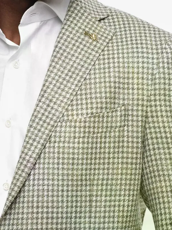 Corneliani Houndstooth Single-breasted Blazer