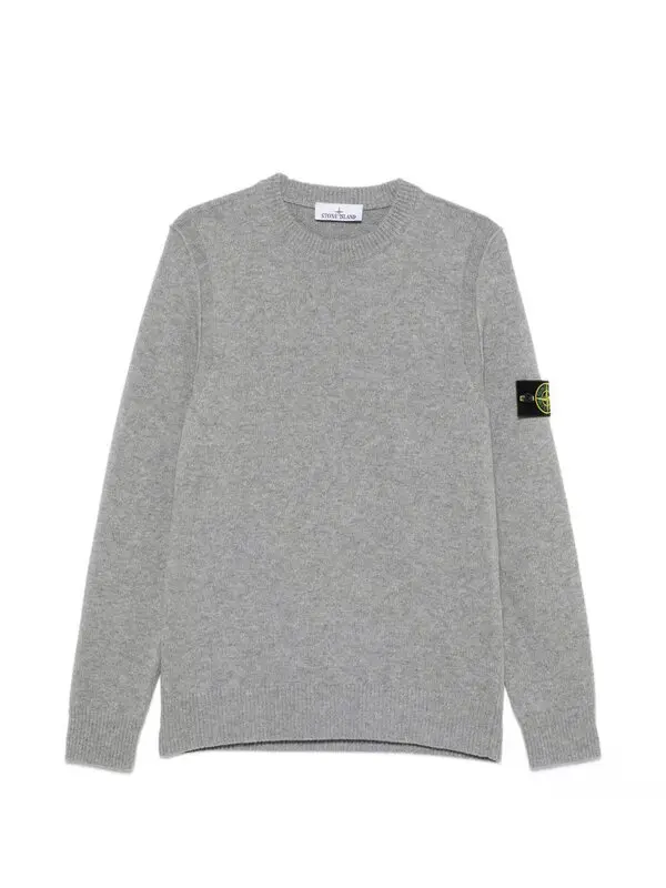 Stone Island 5100072 Lambswool Sweater - Grey
