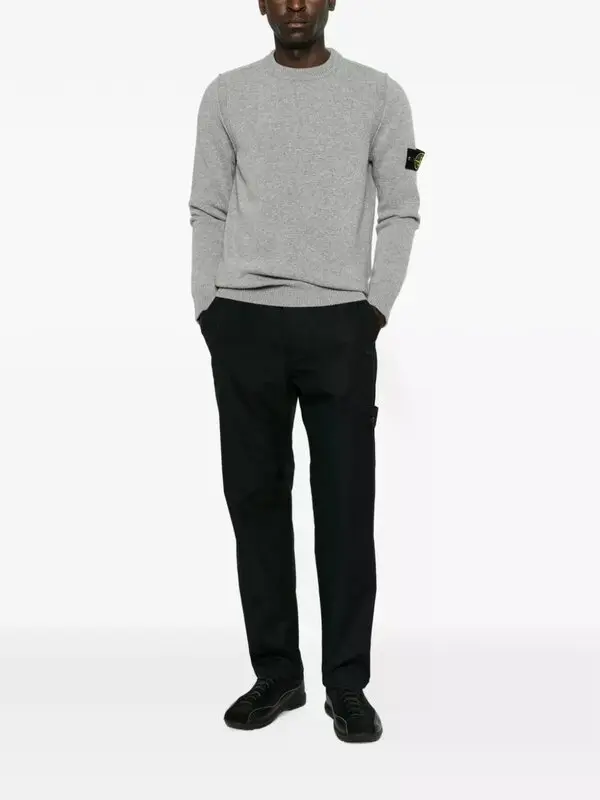 Stone Island 5100072 Lambswool Sweater - Grey