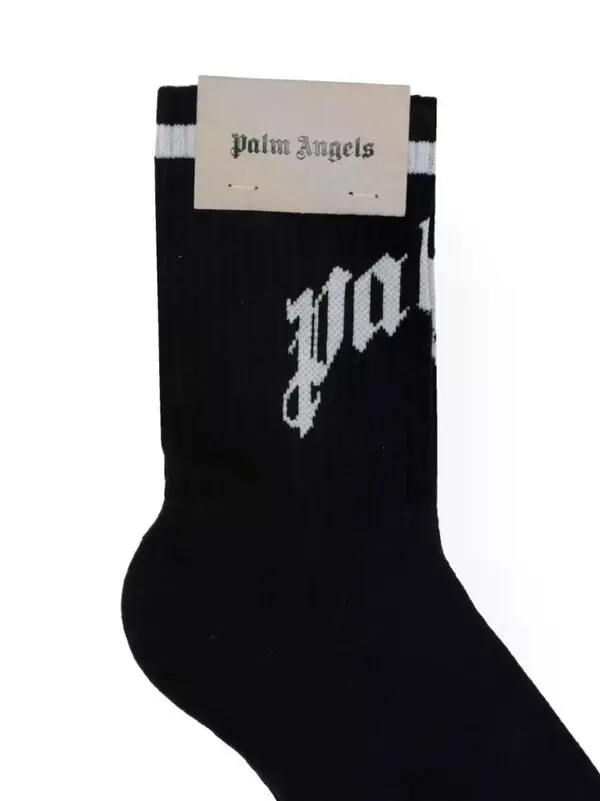 Palm Angels Curved-logo Socks