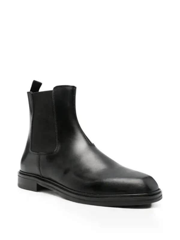 VINNY'S Elasticated Side Panel Ankle Boots
