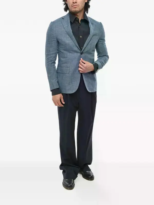 Corneliani Single-breasted Flap-pocket Blazer