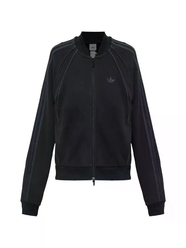 Adidas Logo-print Zip-up Sweater