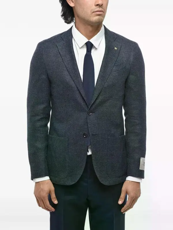 Corneliani Single-breasted Patch-pocket Blazer
