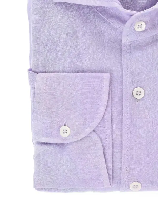 Corneliani Linen French-collar Shirt