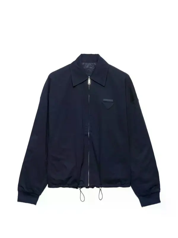 Prada Reversible Jersey Blouson Jacket - Blue