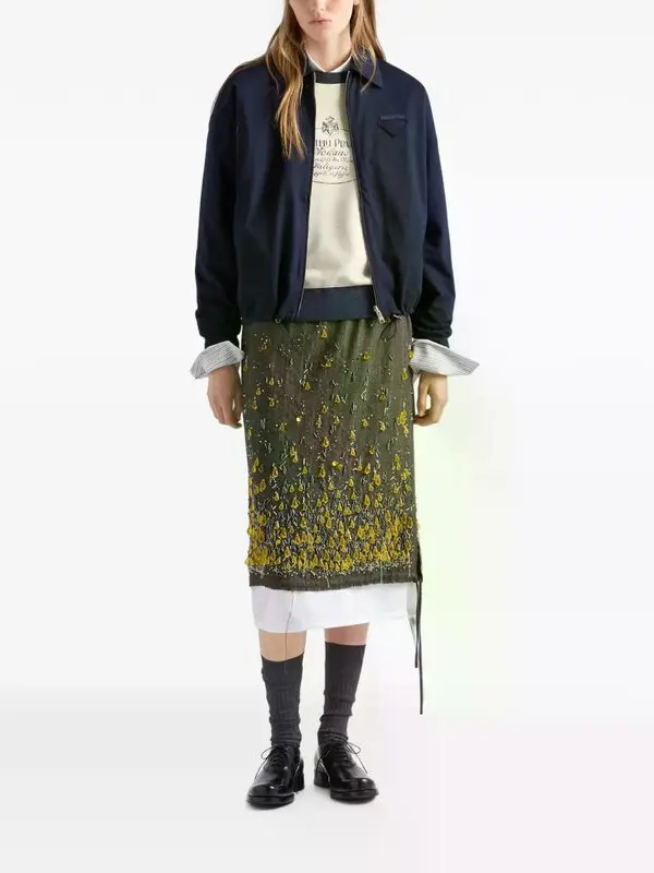 Prada Reversible Jersey Blouson Jacket