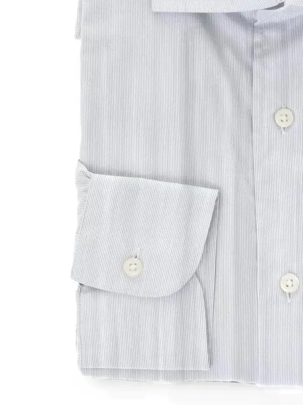 Corneliani Striped Spread-collar Shirt