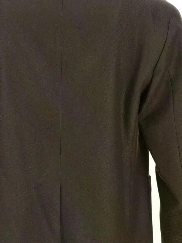 Tagliatore Double-breasted Virgin Wool Blazer
