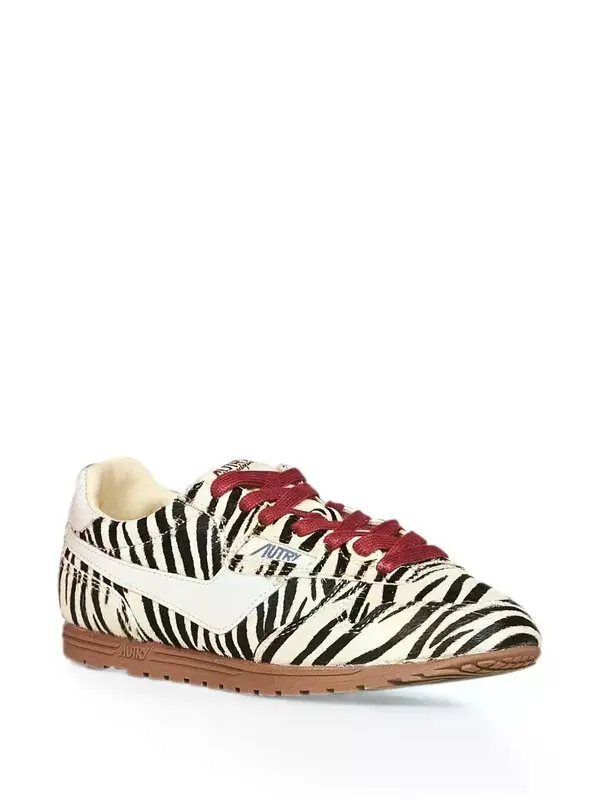AUTRY Zebra-print Calf Hair Sneakers