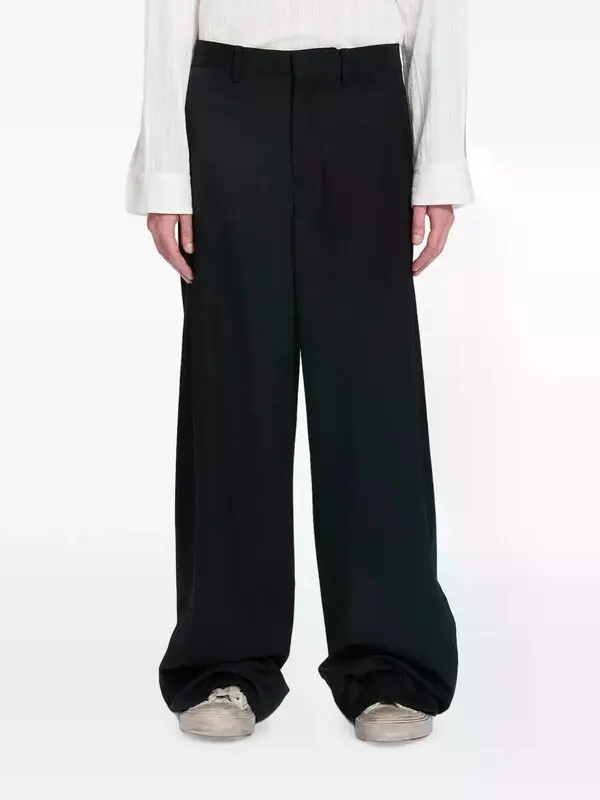 ANN DEMEULEMEESTER Wide-leg Wool Trousers