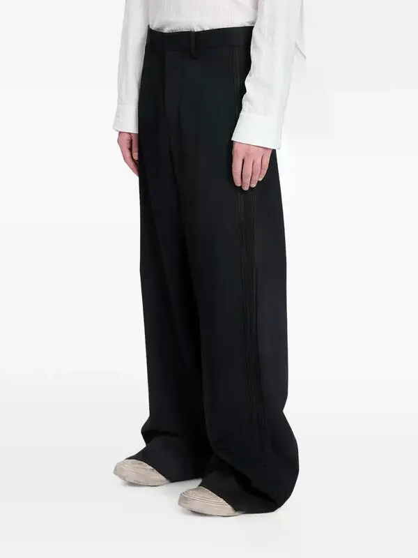 ANN DEMEULEMEESTER Wide-leg Wool Trousers