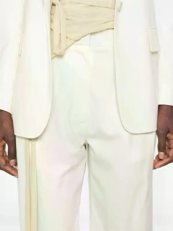 LARDINI Pleat-detail Wide-leg Trousers