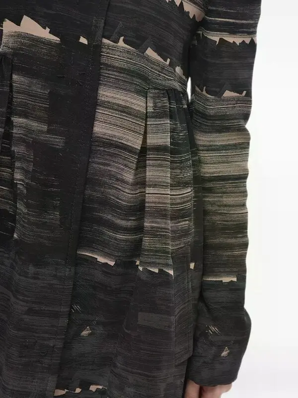 Giambattista Valli Single-breasted Printed Coat