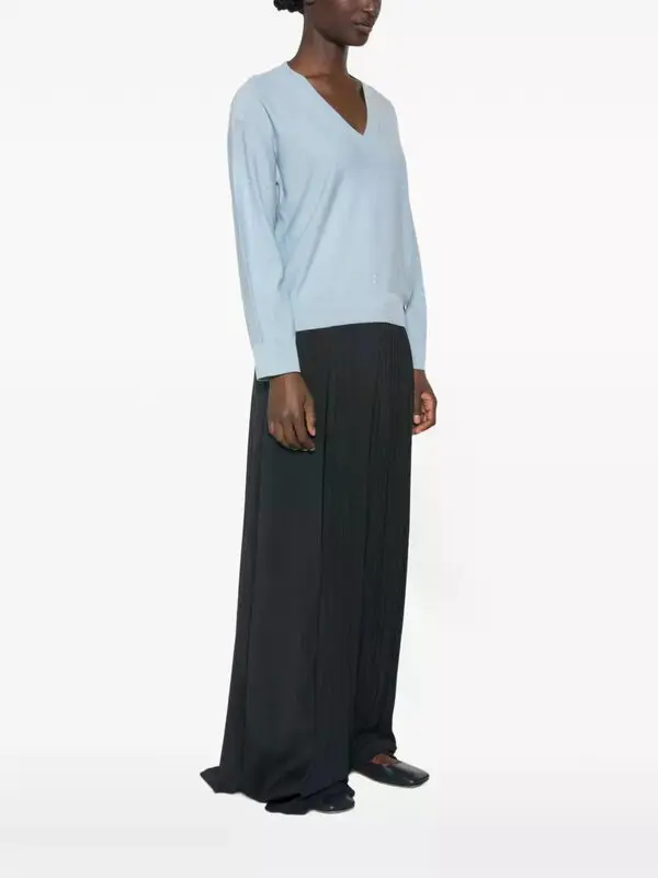 Herno Sequin-embellished V-neck Sweater