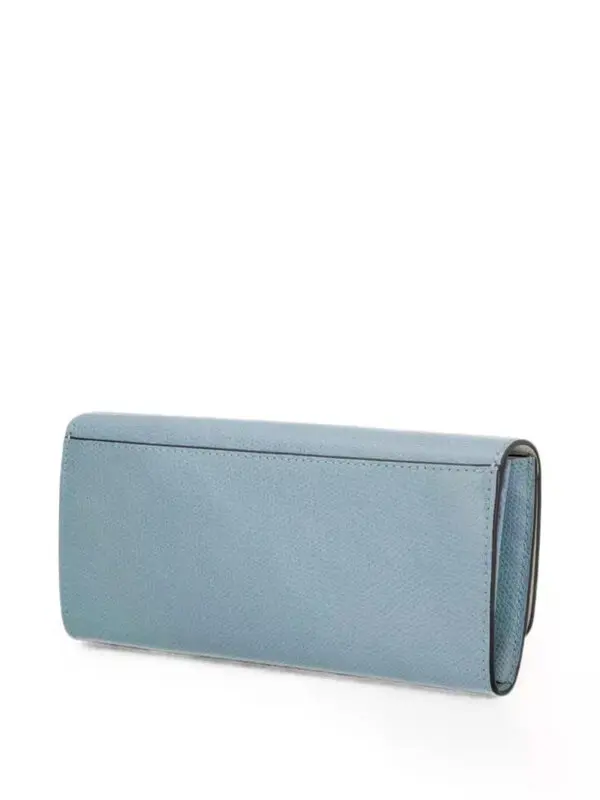 Furla Logo-plaque Grained Leather Wallet