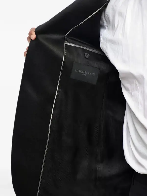 Corneliani Satin-lapel Blazer