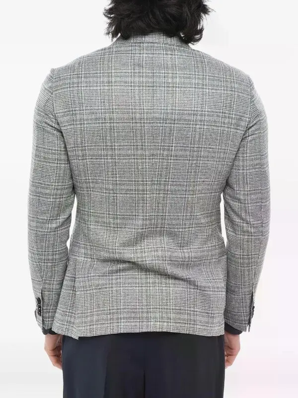 Corneliani Checked Single-breasted Blazer