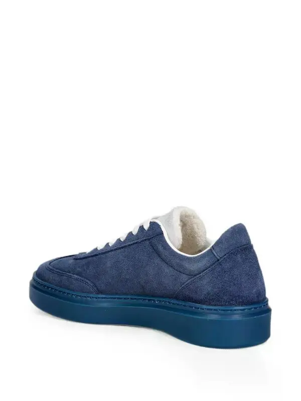 Furla Hype Logo-embroidered Suede Sneakers