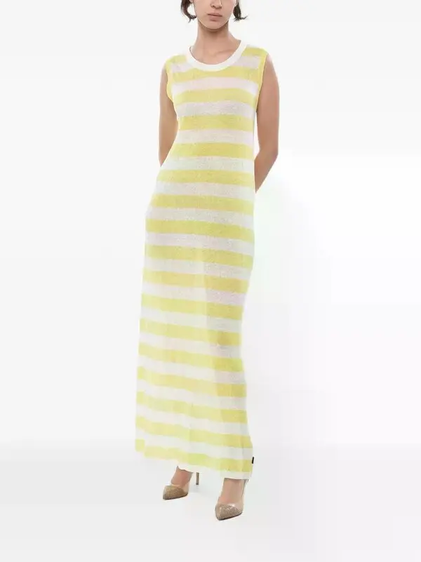 Woolrich Striped Sleeveless Maxi Dress
