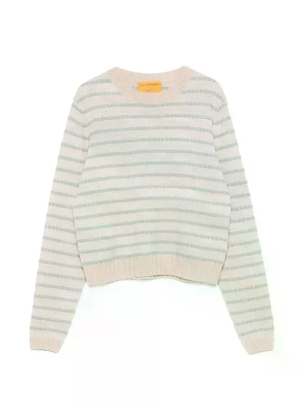 Guest In Residence Pebble Stripe Sweater - Neutrals