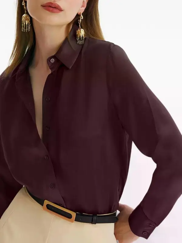 FRAMBOISE Silk Fremont Shirt