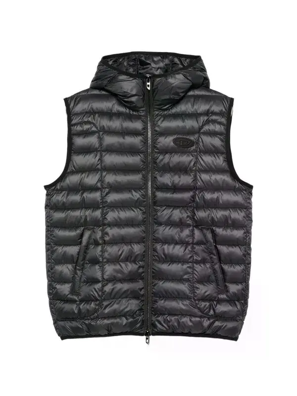 DIESEL® Quilted Hooded Gilet