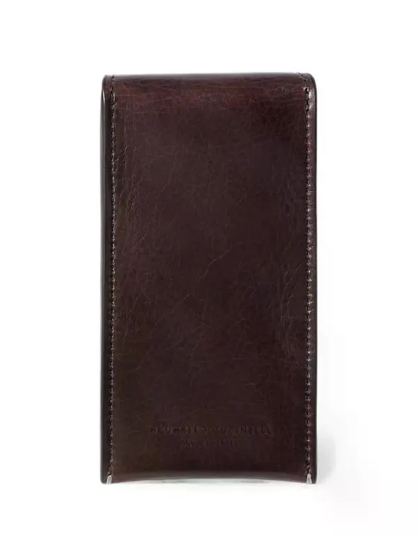 Brunello Cucinelli Grained Leather Watch Holder