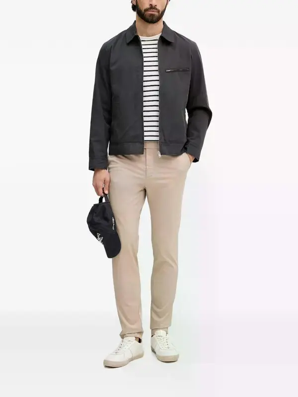 HACKETT LONDON Belt-loops Logo-patch Trousers