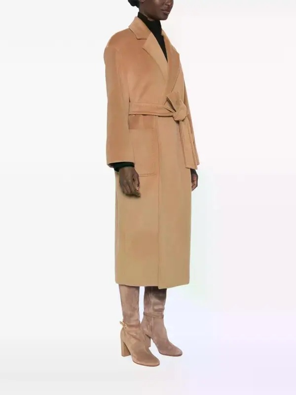 Max Mara Belted Notch-lapel Coat