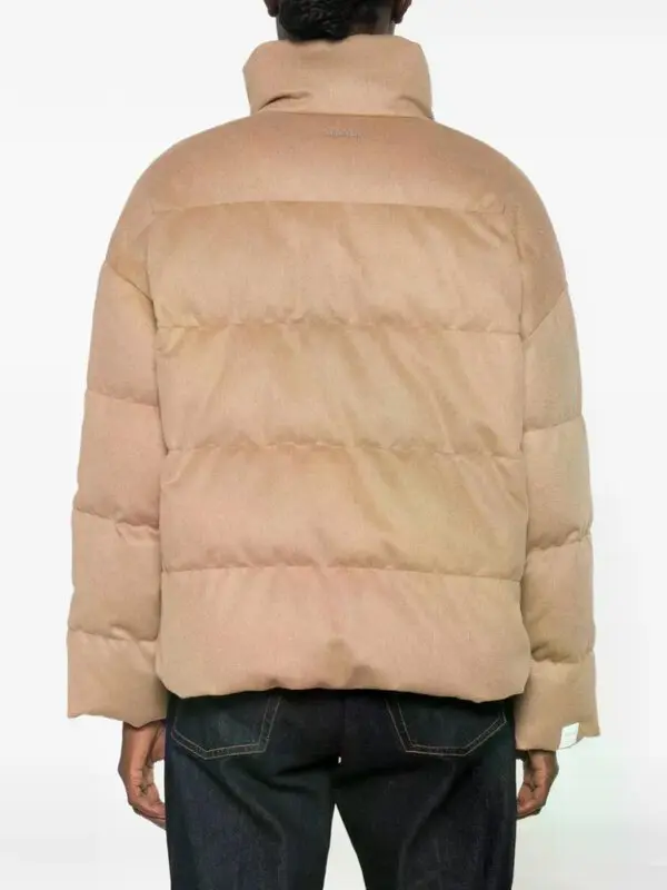 Max Mara Reversible Camel Drap Puffer Jacket