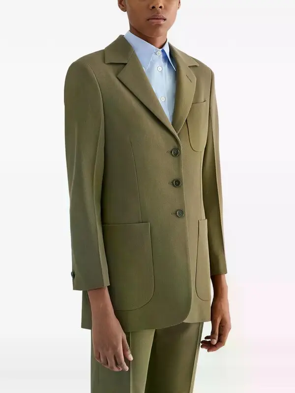 JIL SANDER Single-breasted Wool Blazer