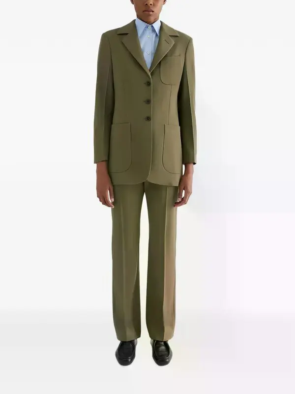 JIL SANDER Single-breasted Wool Blazer