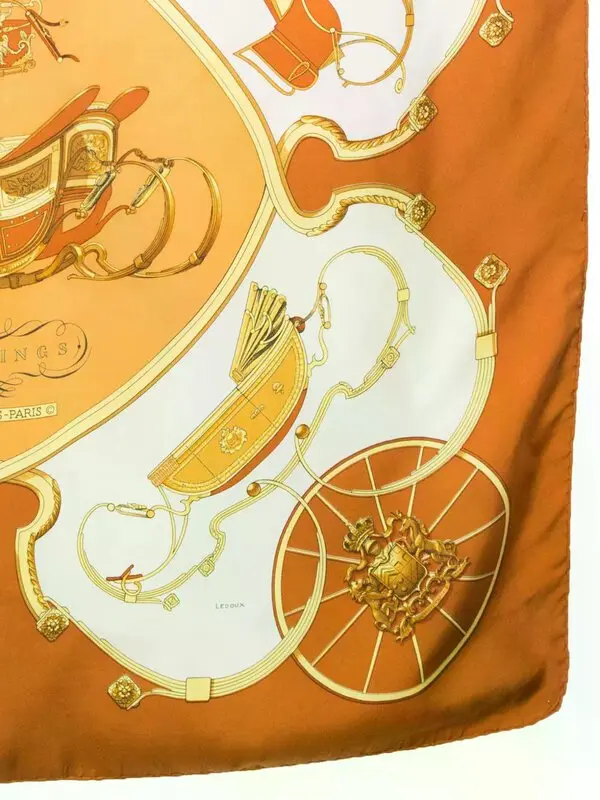 Hermès 1981 Springs P Ledoux Silk Scarf