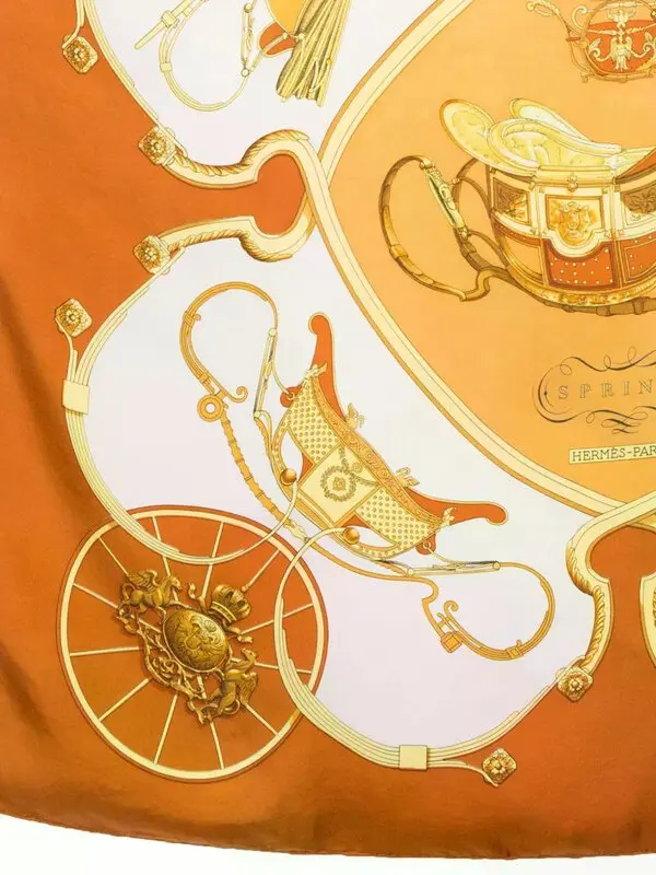 Hermès 1981 Springs P Ledoux Silk Scarf