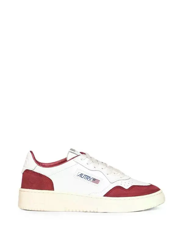 AUTRY Medalist Low Micro-perforated Suede-trim Sneakers