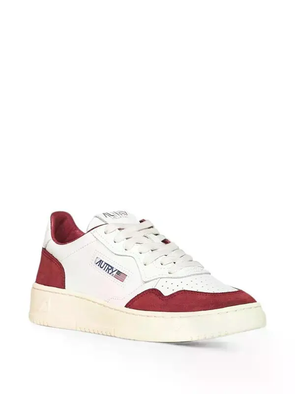 AUTRY Medalist Low Micro-perforated Suede-trim Sneakers