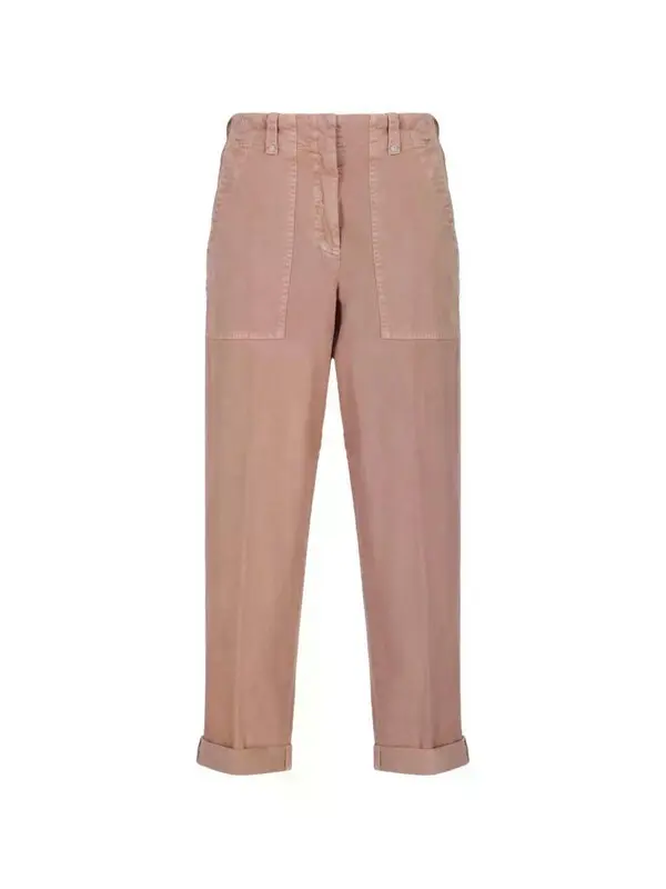 Peserico Patch-pocket Turn-up Trousers