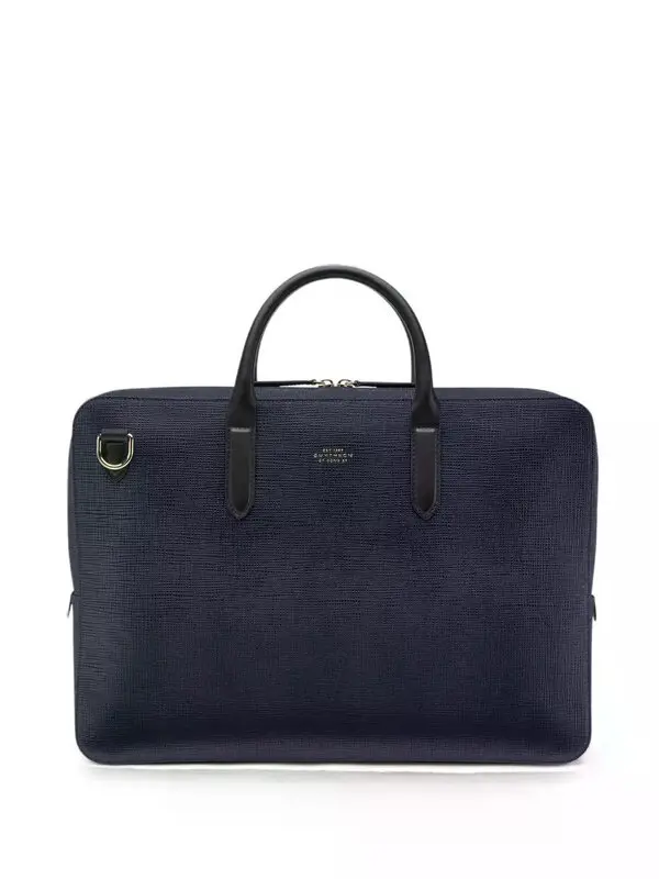 Smythson Panama Slim Briefcase